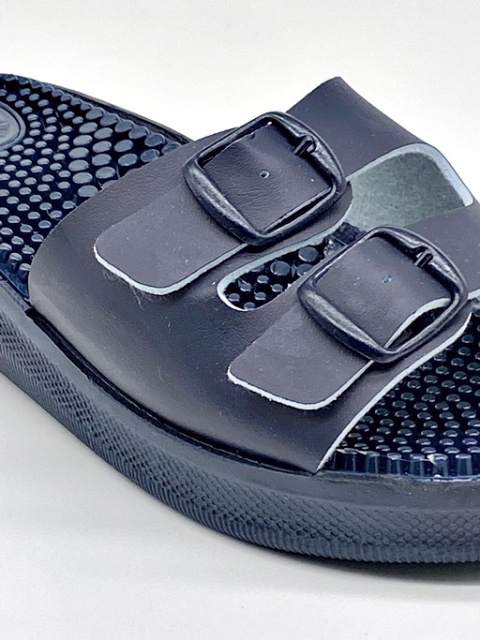 Fakirki damskie medyczne Fin-Flex 1021 granatowe, tęgość G - obuwie ...